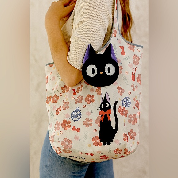 Studio Ghibli | Bags | Jiji Black Cat Reusable Foldable Shopping Tote ...